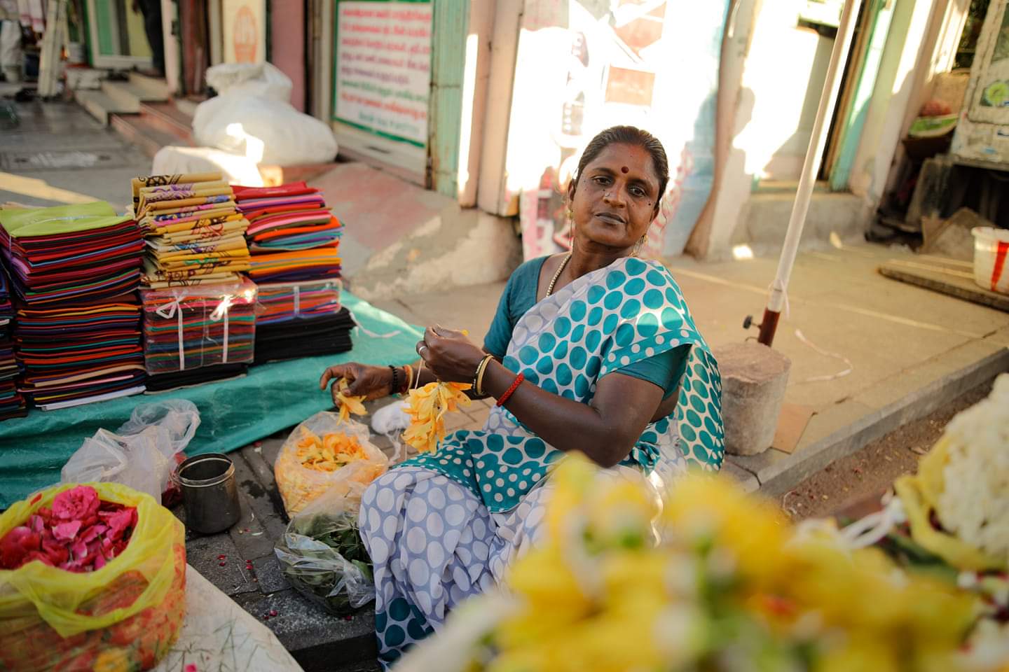 Weaving life like a flower Garland – Humans Of Madras